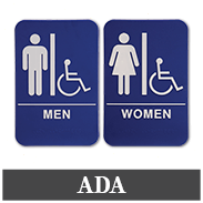 Restroom Signage: ADA & Bathroom Etiquette Restroom Signs - Custom Signs